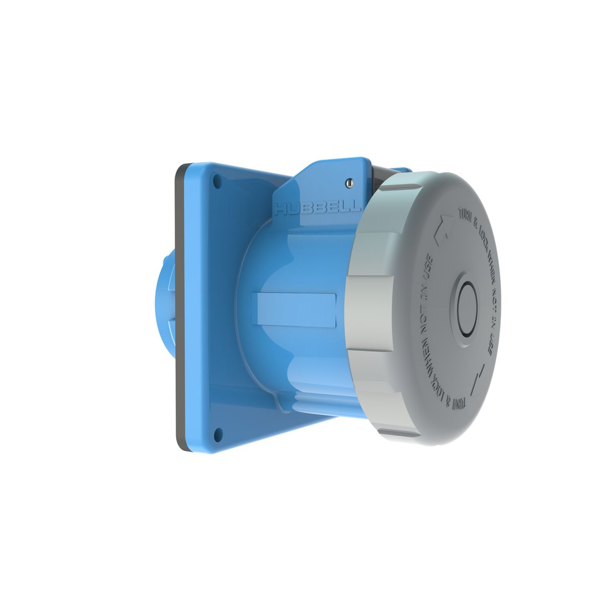 Hubbell HBL460R9W Pin And Sleeve, Receptacle, 3P4W, 60/63A 200-250V,4X ...