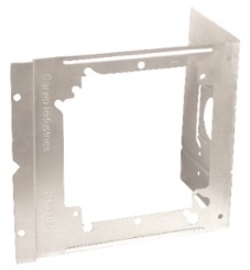 Garvin BMB1U 4"" Square Box Mounting Bracket for Adjustable Depth Device Rings | Gordon Electric ...