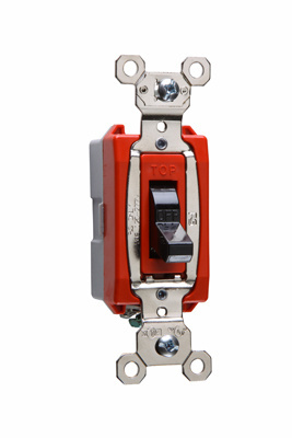 P&S PS20AC1 20A 120/277Vac Back & Side Wire 1P Switch Brown | Gordon ...